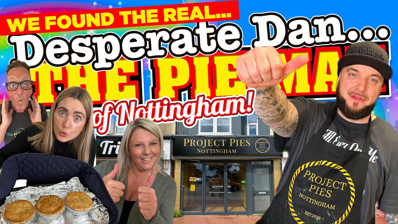 We found the REAL Desperate DAN the PIE MAN and tasted his PROJECT PIES ...