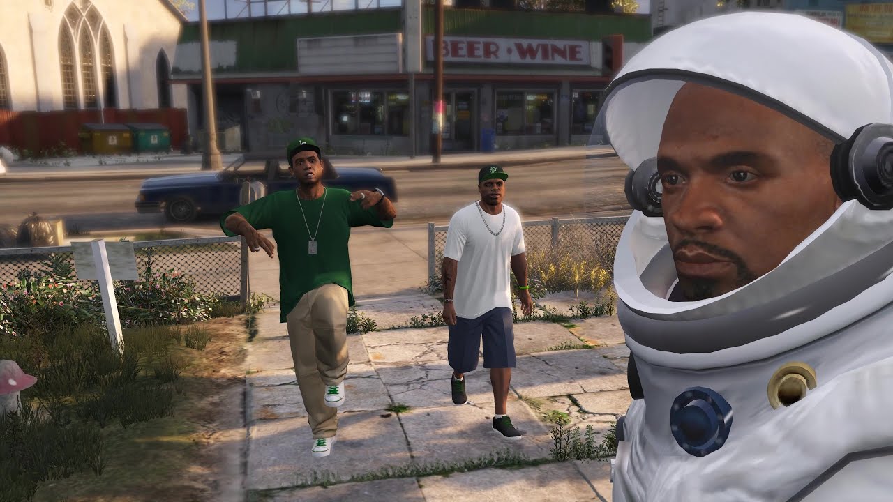GTA 5 Spaceman Plays Mission, The Long Stretch.🙂 - YouTube
