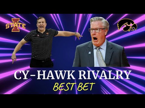 Iowa vs Iowa St Cy-Hawk Rivalry College Basketball Best Bet - YouTube