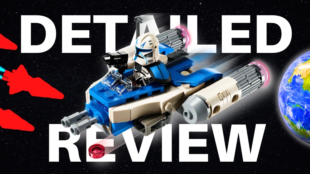 LEGO Captain Rex Y-Wing Microfighter Review | Make it Detailed - YouTube