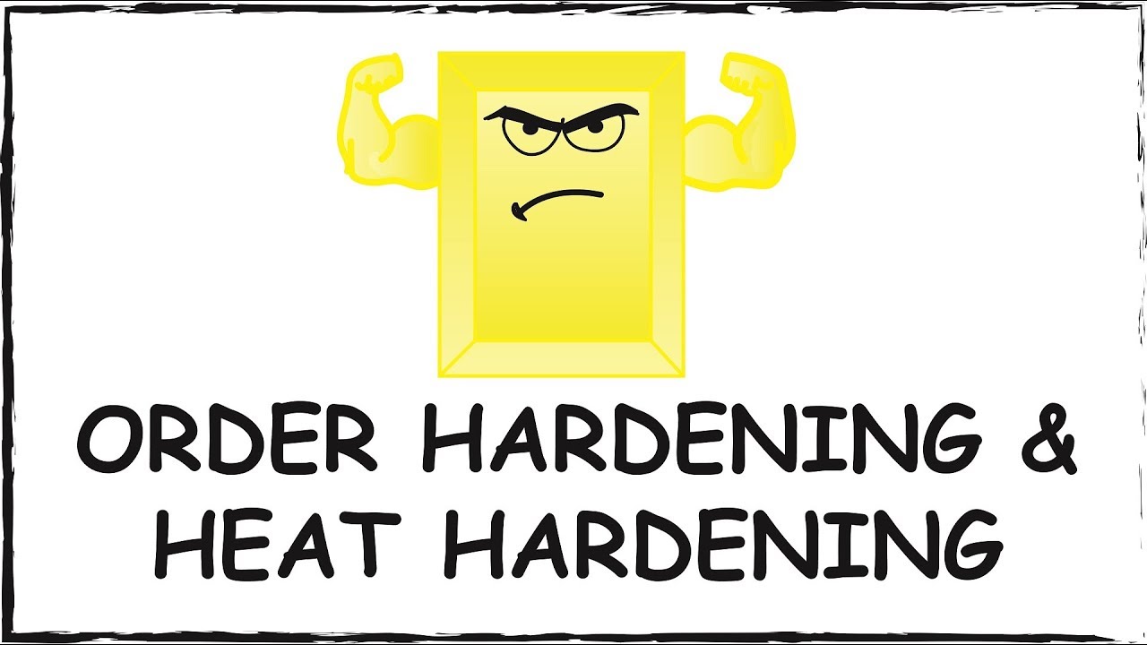 Gold - Order hardening & Heat hardening - YouTube