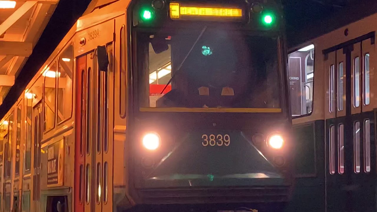 MBTA Green Line Type 8 3839 - YouTube