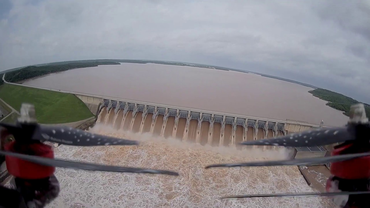 Keystone Dam Water Release - 5/24/2019 Update - All Floodgates Open ...