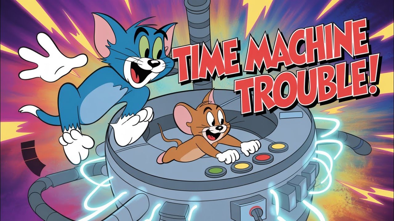 Tom and Jerry in English | NEW Episode: Time Machine Trouble - YouTube