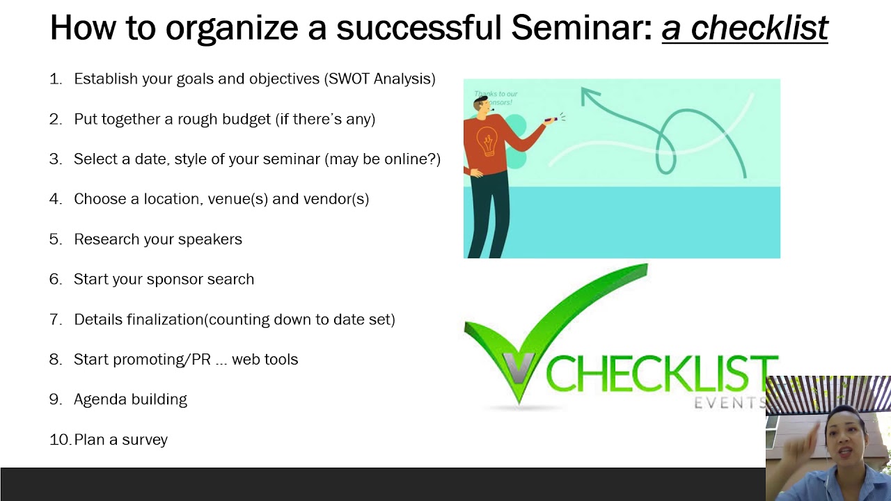 Seminar Setting & Organization Part 1 - YouTube