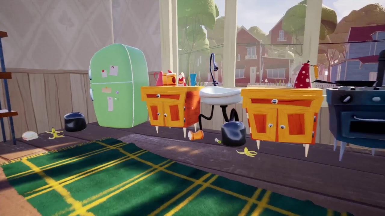 Hello Neighbor -Act 1-| I broke into my neighbors house! (part 1) - YouTube