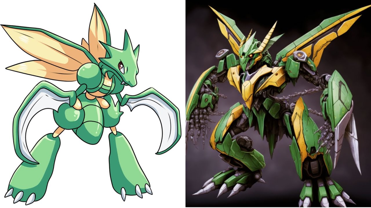 POKEMON CHARACTERS AS TRANSFORMER VERSIONS - ANIMON - YouTube