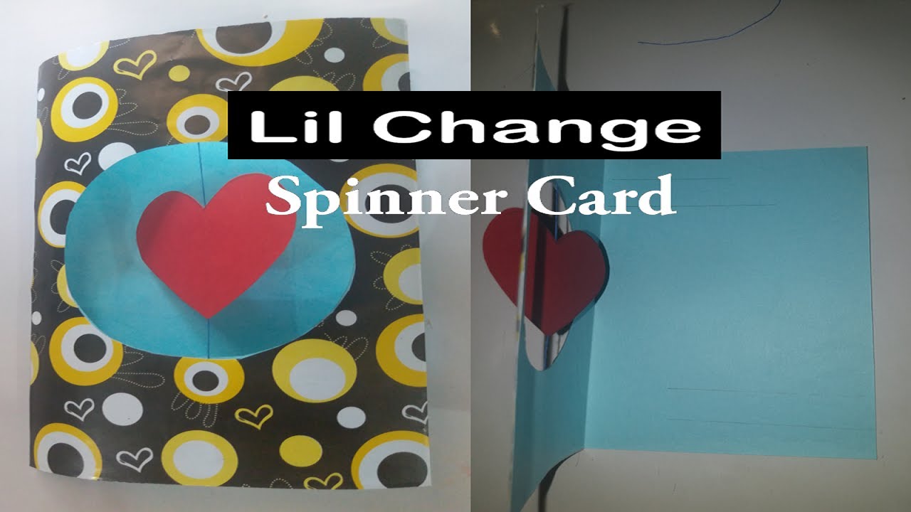 How to make spinner card || Spinner card tutorial - YouTube