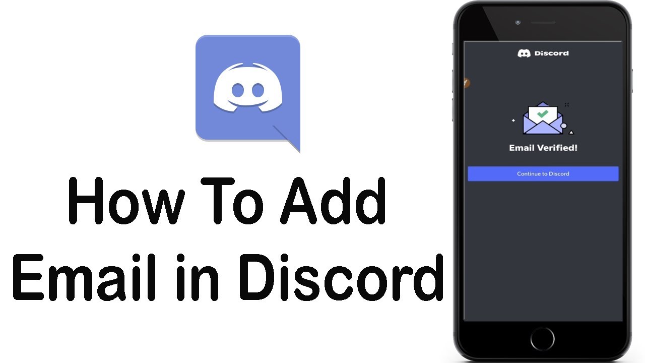 How To Add Email in Discord Account - YouTube