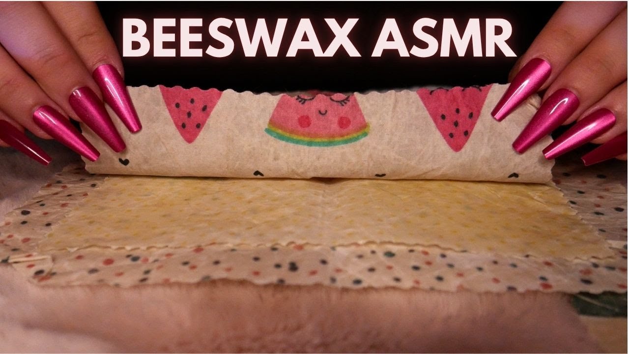 ASMR BEESWAX WRAP TRIGGERS COMPILATION 2 HRS 🐝 Tapping, Scratching ...