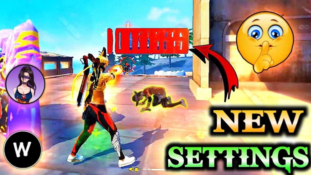 samsung galaxy free fire headshot setting ||samsung galaxy free fire ...