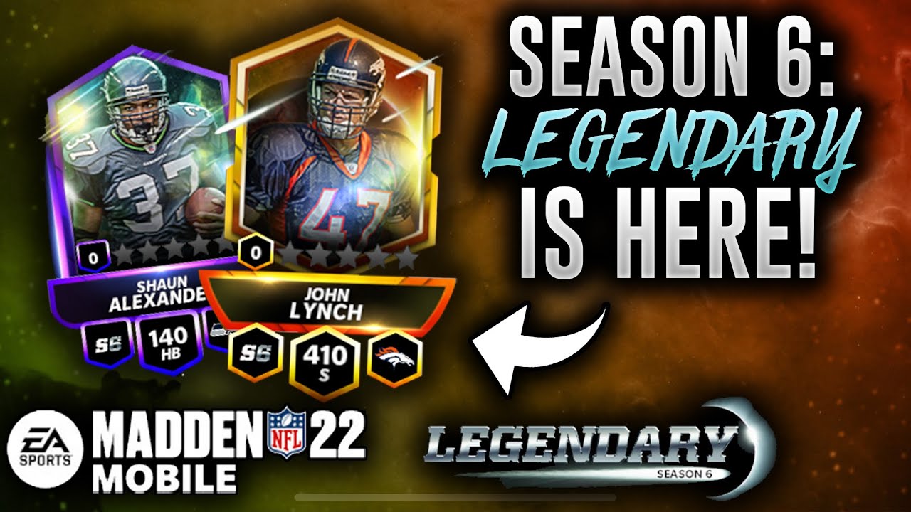 SEASON 6: LEGENDARY IS HERE! - Full Overview - Madden Mobile 22 - YouTube