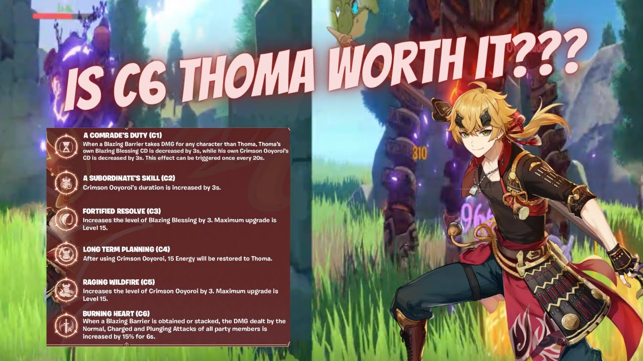 C6 Thoma Damage Comparison - YouTube