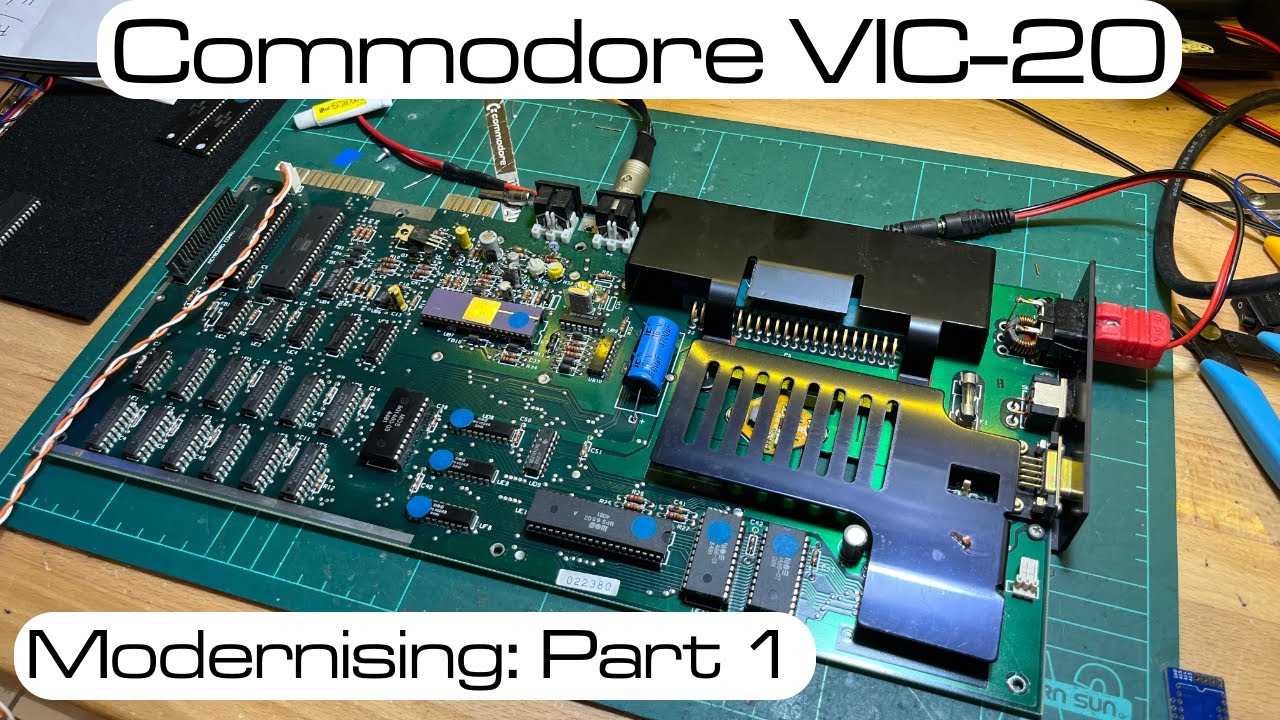 🇺🇸 Commodore VIC-20: Modernising Serial No. WGB 7488 (Part 1) [TCE ...