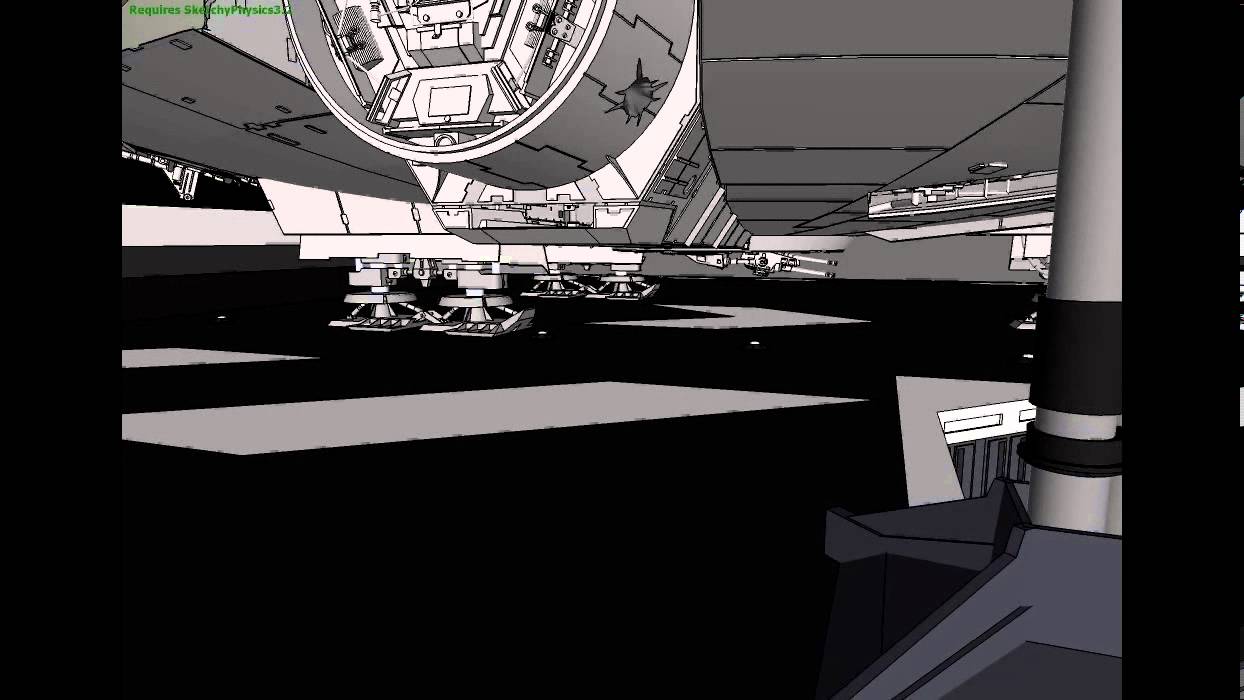 Millennium Falcon Ramp Animation - YouTube