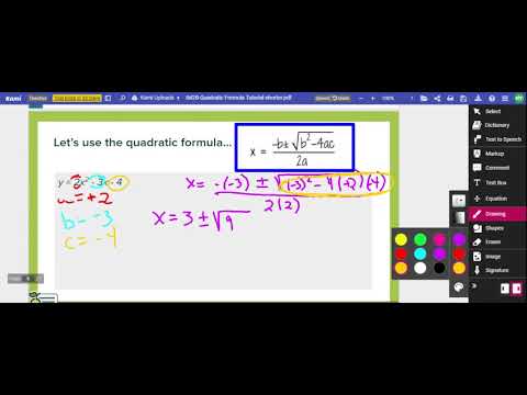 IM2B-Quadratic Formula Tutorial-shorter.pdf - YouTube