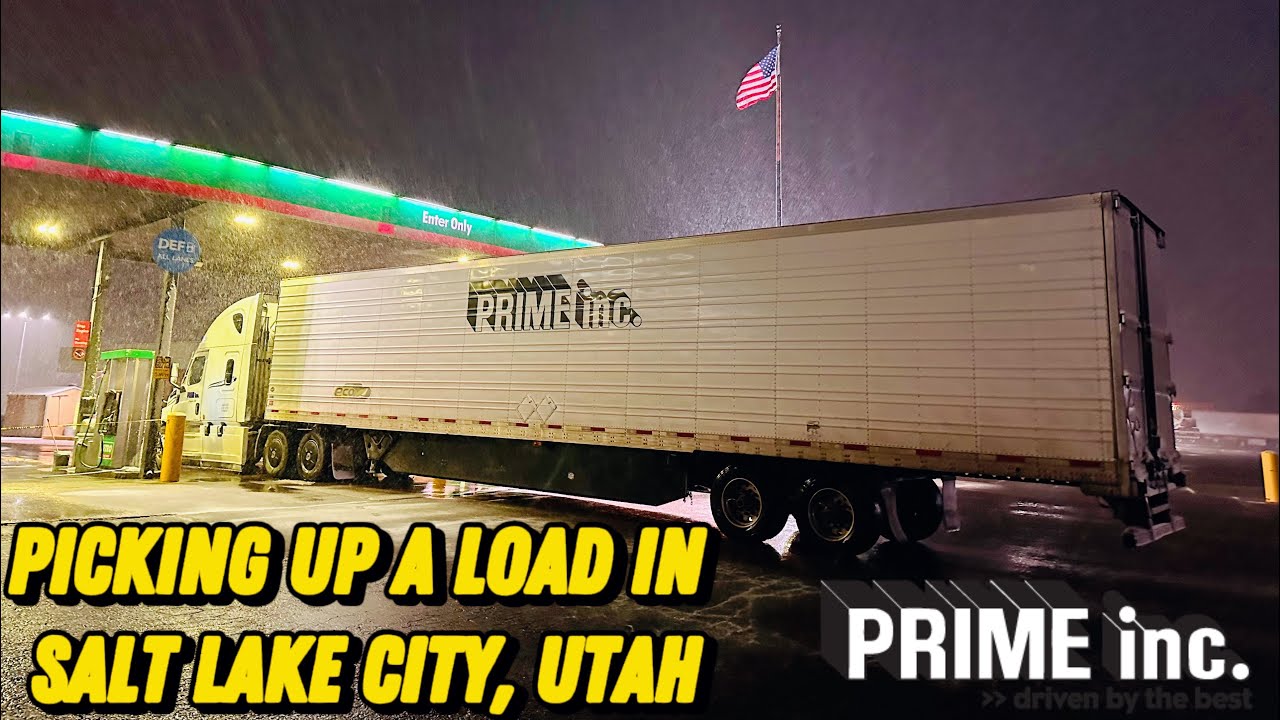 Picking Up A Load In Salt Lake City, Utah 🏔️ - YouTube