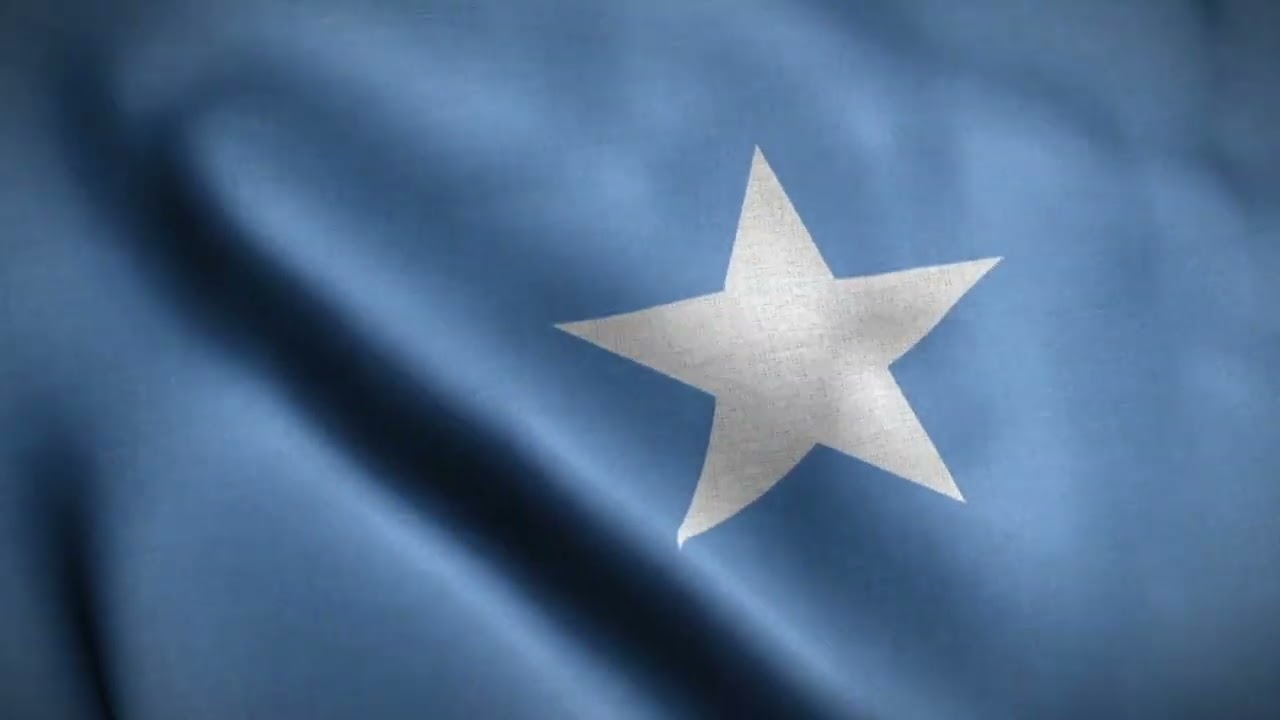 Somalia animated flag HD | Somalia national anthem | علم الصومال - YouTube
