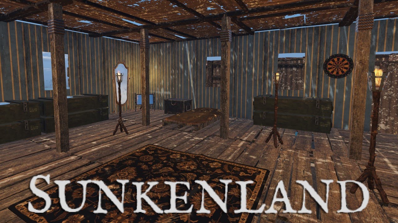 Sunkenland - Base Upgrades! Wall Paper and More! - YouTube