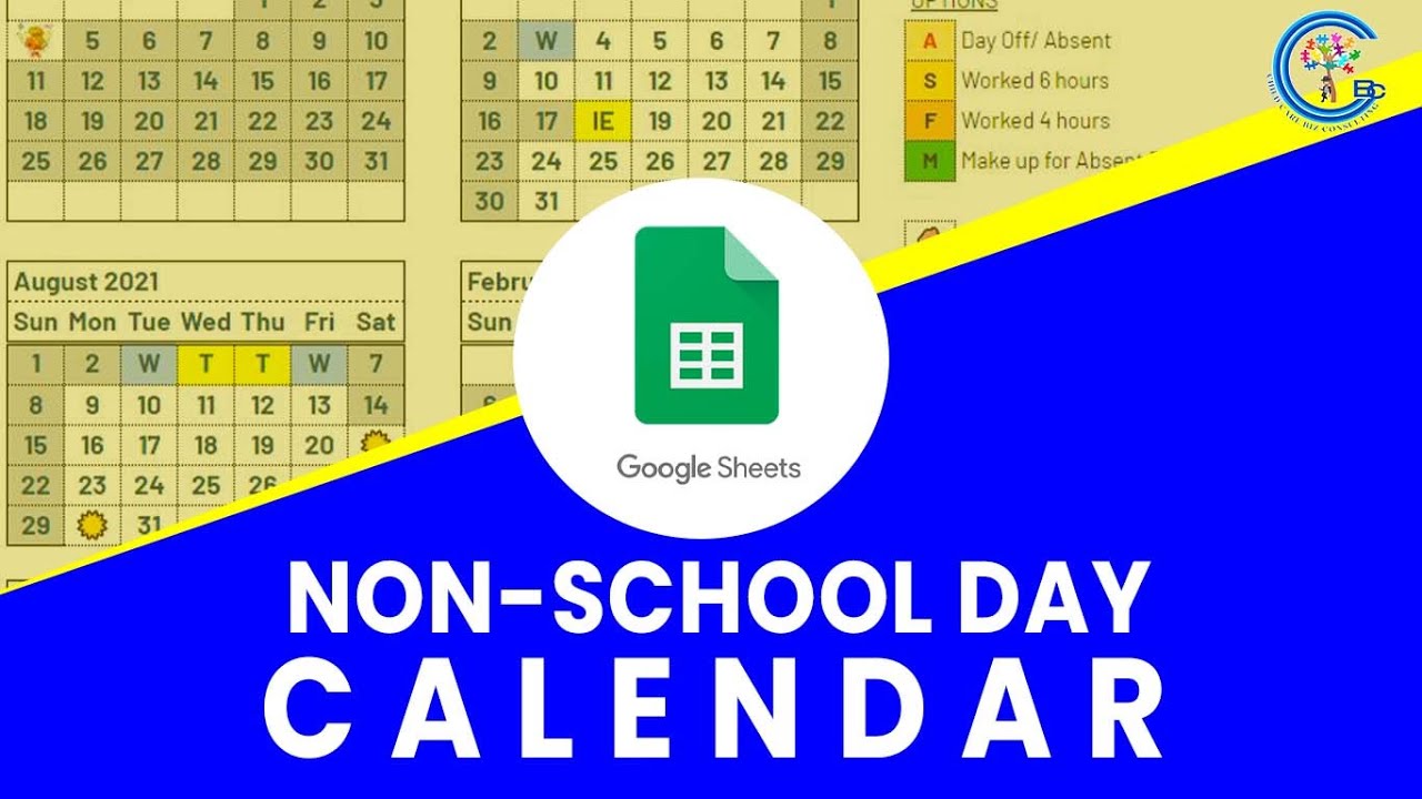 Non-School Day Calendar - YouTube