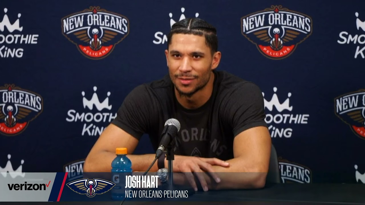 Josh Hart on stepping up, growth opportunities | Pelicans-Thunder ...