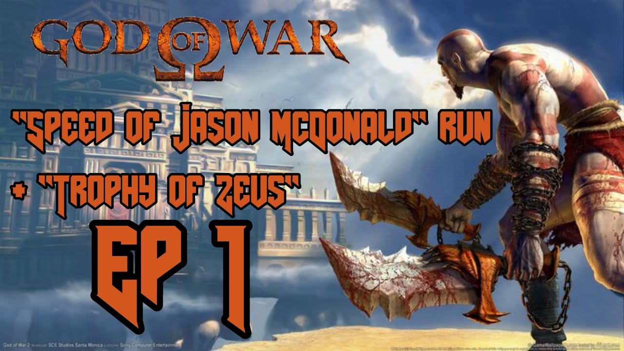 [STRONKI] God of War: "Speed of Jason McDonald" run + "Trophy of Zeus ...