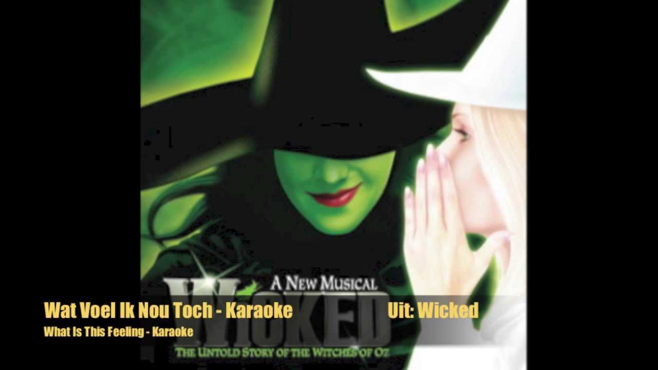 What Is This Feeling - Wicked - Karaoke - YouTube