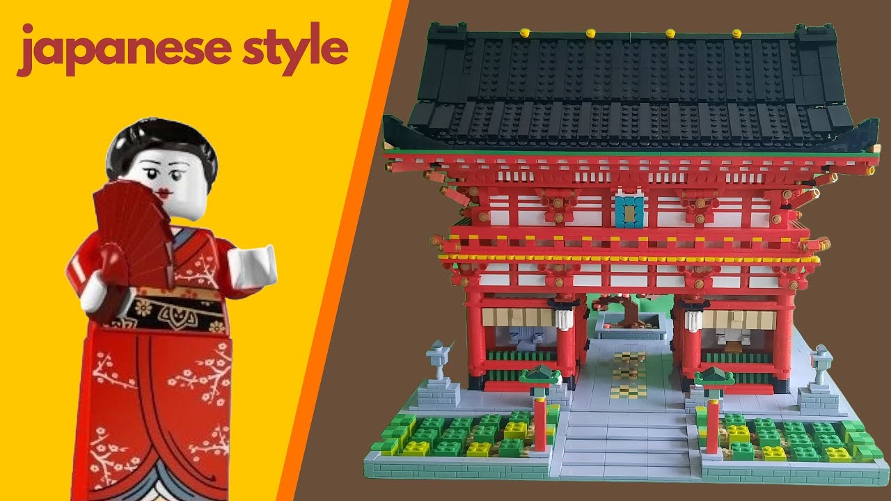 I built the first Japanese LEGO shrine - YouTube