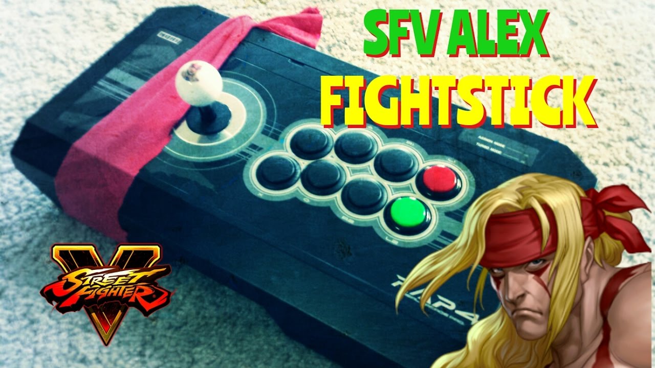 SFV: Alex FightStick Mod/ Hori Rap4 mod - YouTube