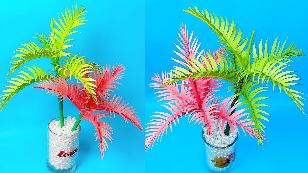 How to make Miniature Paper Tree - YouTube