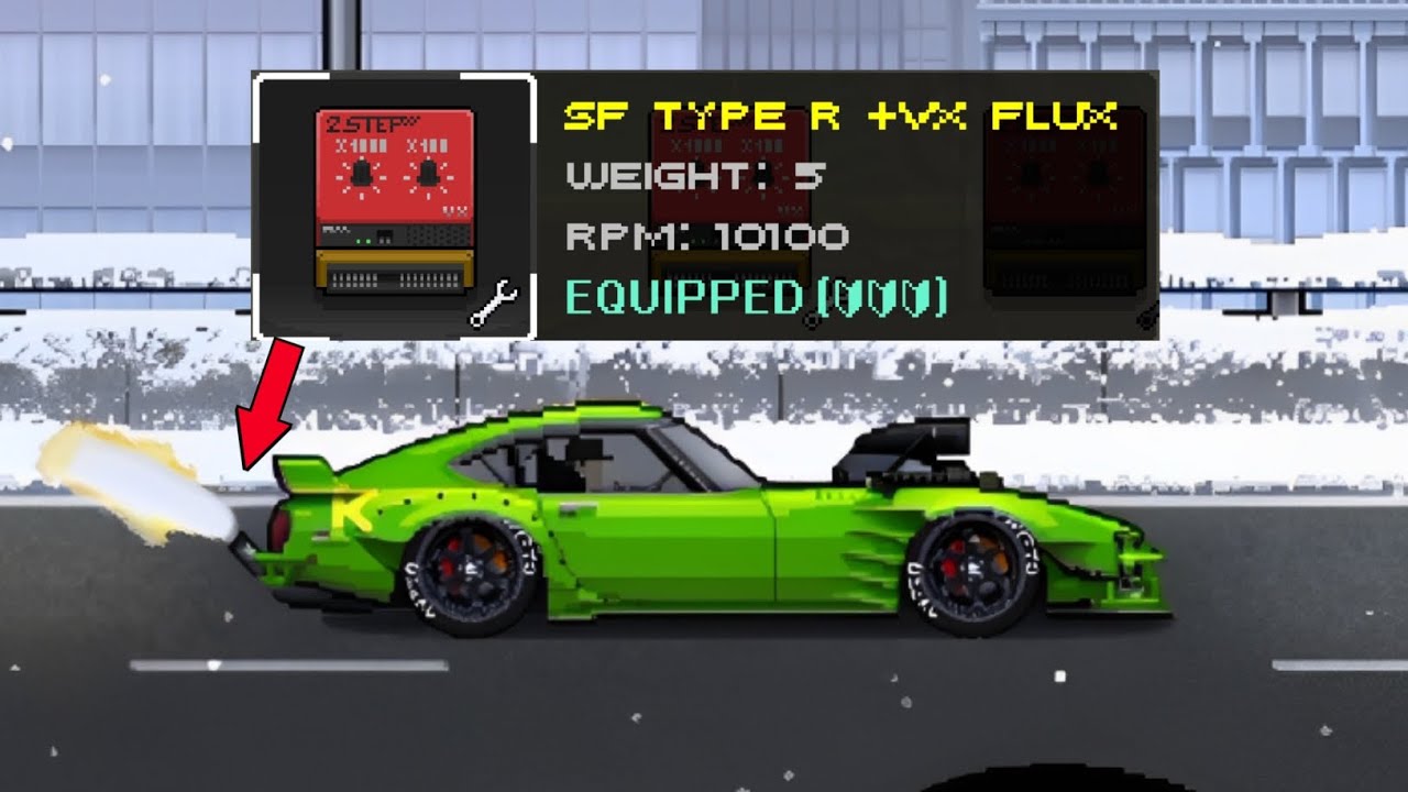 PIXEL CAR RACER ~ HOW TO LAUCH CONTROL (3 STEP) - YouTube