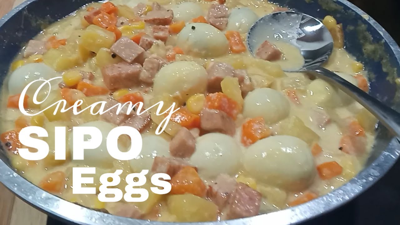 CREAMY SIPO EGGS | QUICK AND EASY RECIPE | SUPER YUMMY!!! LAIZA VLOG ...