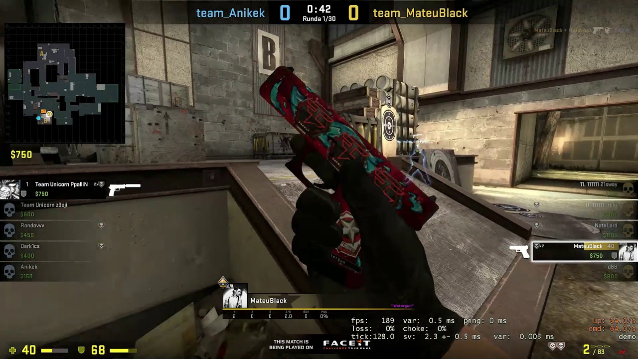 CSGO Deagle i Glock #Faceit - YouTube