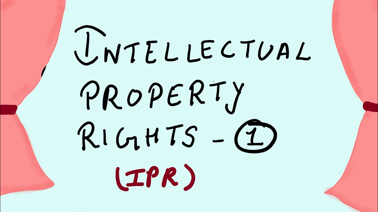 Intellectual Property Rights - 1 | IPR | Business Studies - YouTube