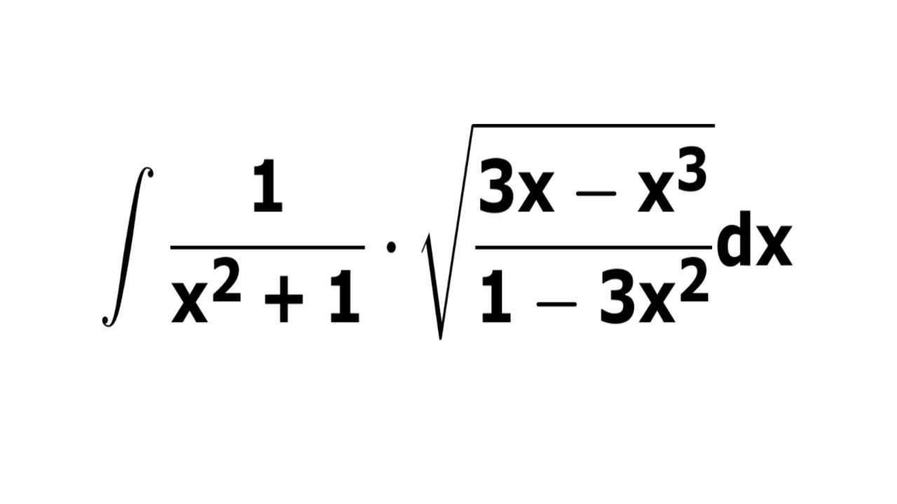 I give up !!! Can you integrate it ? Daily integral problem 39 - YouTube