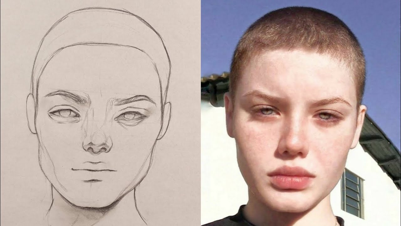 Girl Drawing | How to draw a girl | Tutorial Drawing for beginners step ...