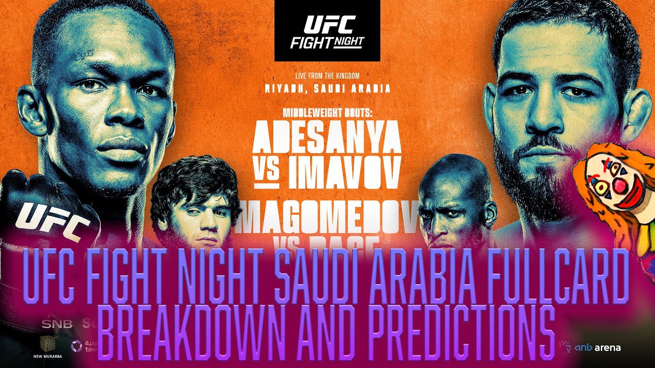 UFC Fight night Saudi Arabia full card breakdown and predictions - YouTube