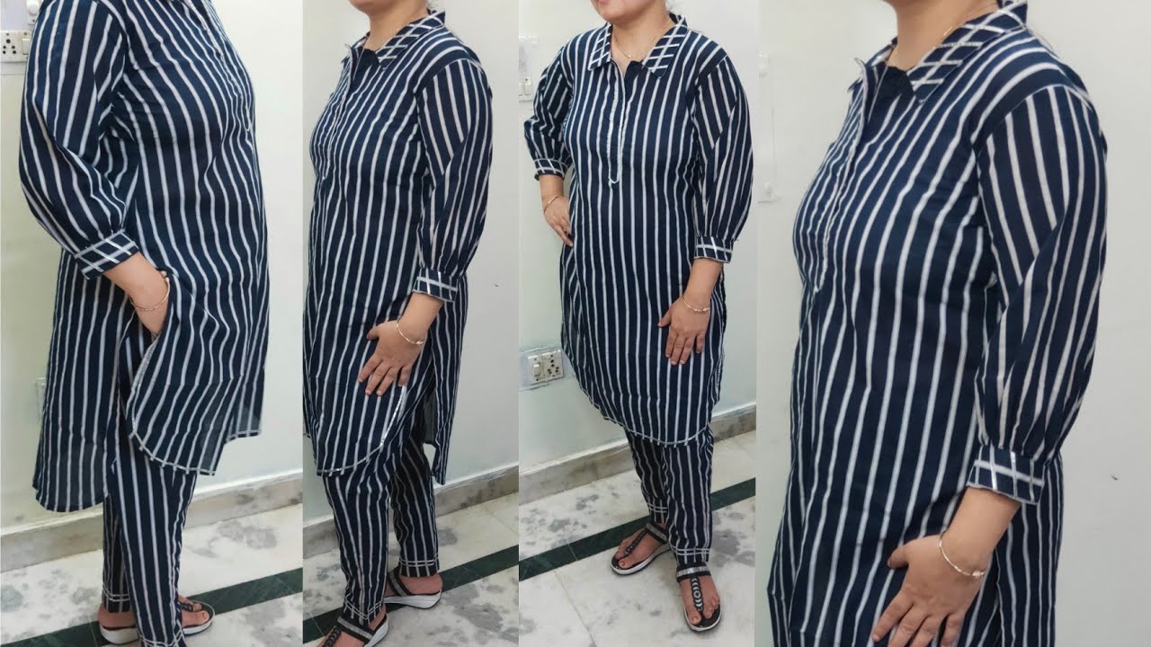 how to make co-ord set in cotton fabric/2023 |cutting and stitching ...