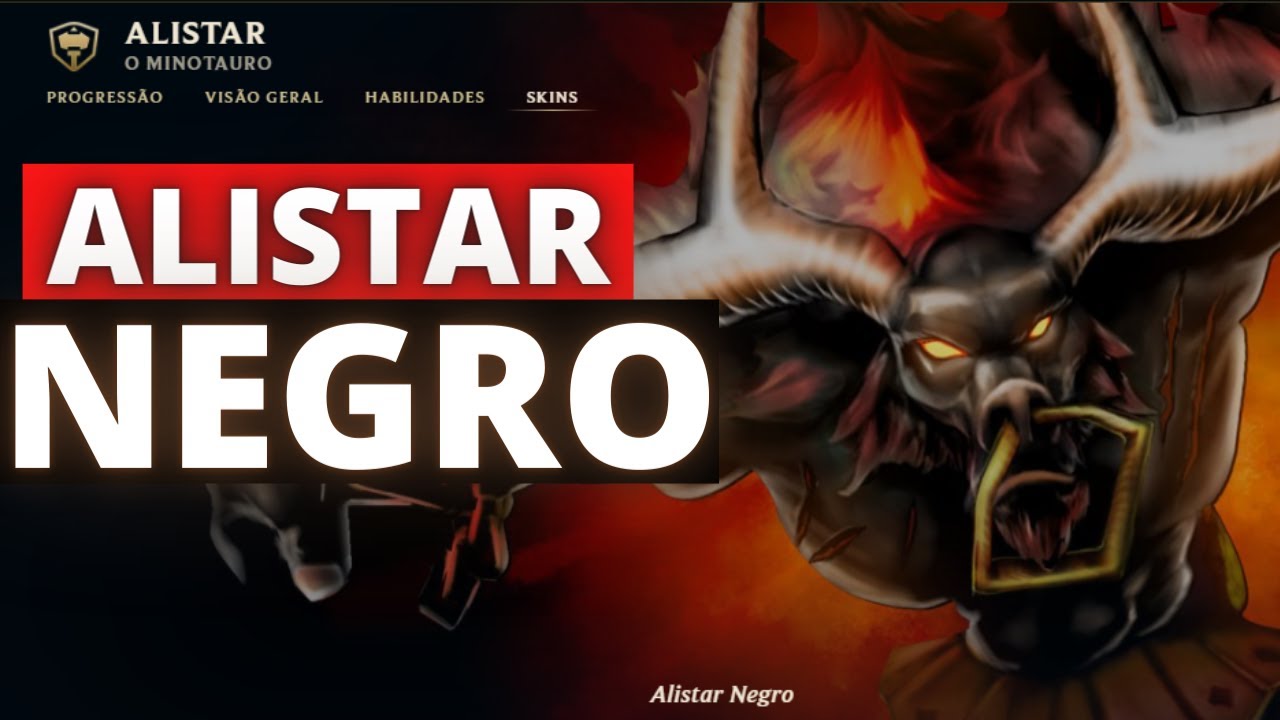 Alistar Negro (2021) Completo!!! - League of Legends - YouTube