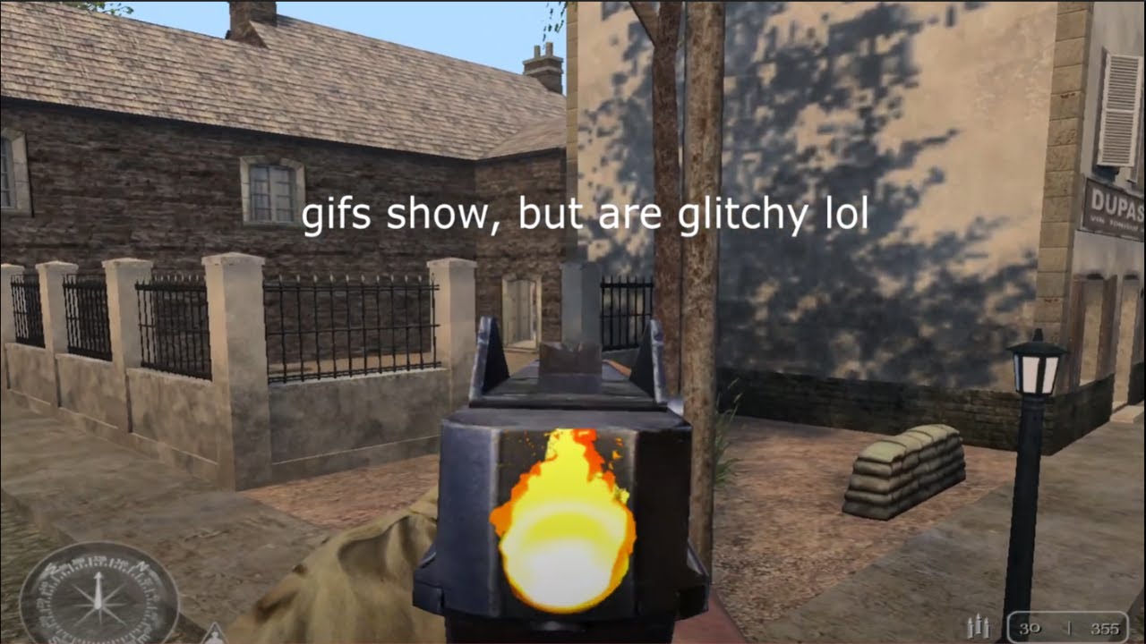 Call of Duty 1 Active Weapon Camo : GIF Tutorial (download below) - YouTube