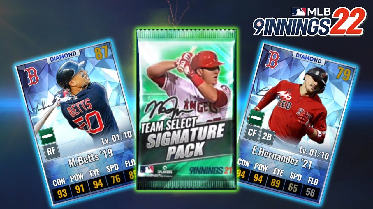 MLB 9 Innings 22 - TEAM SELECT SIGNATURE PACK!!! Clutch Pull! Team ...