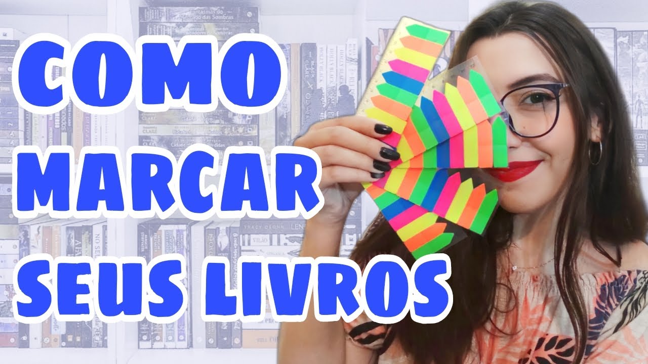COMO MARCAR SEUS LIVROS? | Dicas de como usar post it no livro - YouTube
