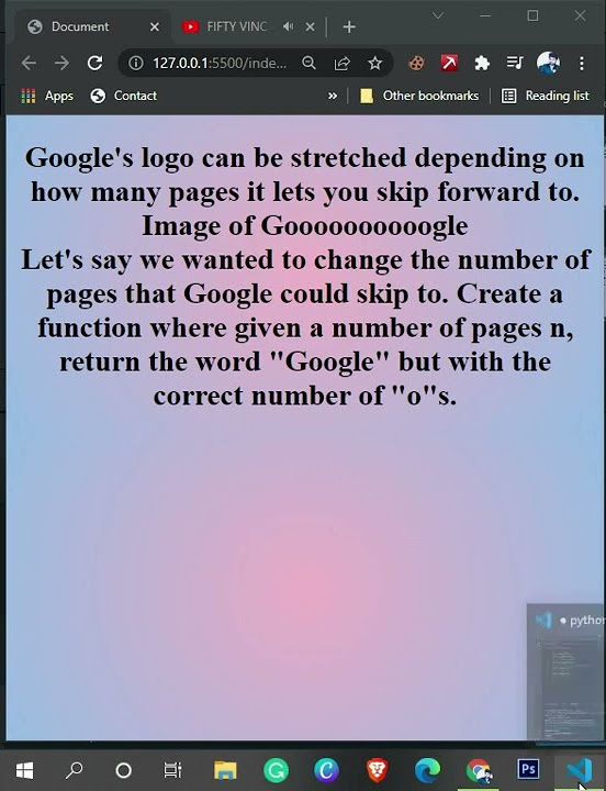 #shorts #Programming #coading #python playing with google logo writing a python function - YouTube