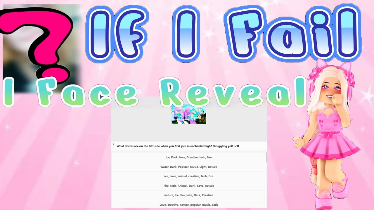 IF I Fail This Ultimate Royale High Quiz I Face Reveal - YouTube