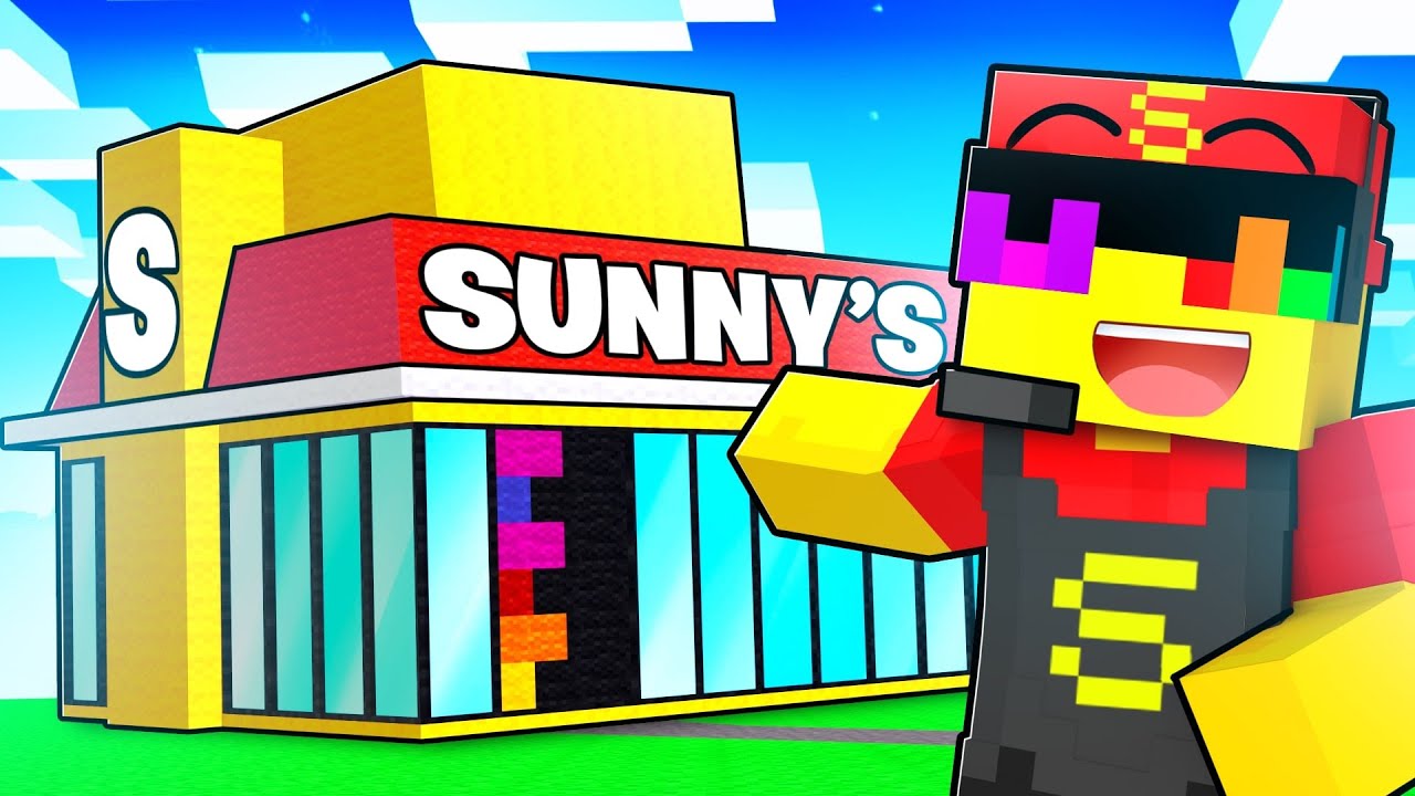 I Opened Up A FAST FOOD Restaurant in Minecraft! - YouTube