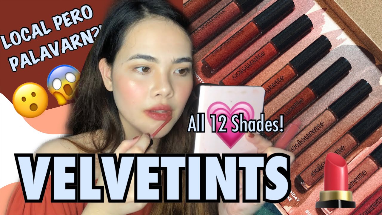 COLOURETTE VELVETINTS VAULT SWATCHES (ALL SHADES!) | Ana Pamela Guadaña ...