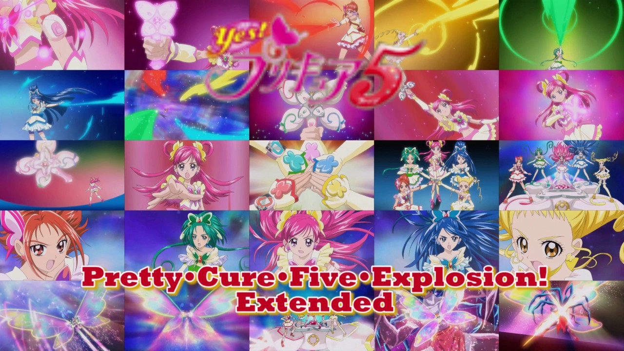 Pretty Cure Five Explosion! - Yes! Pretty Cure 5 Music Extended - YouTube