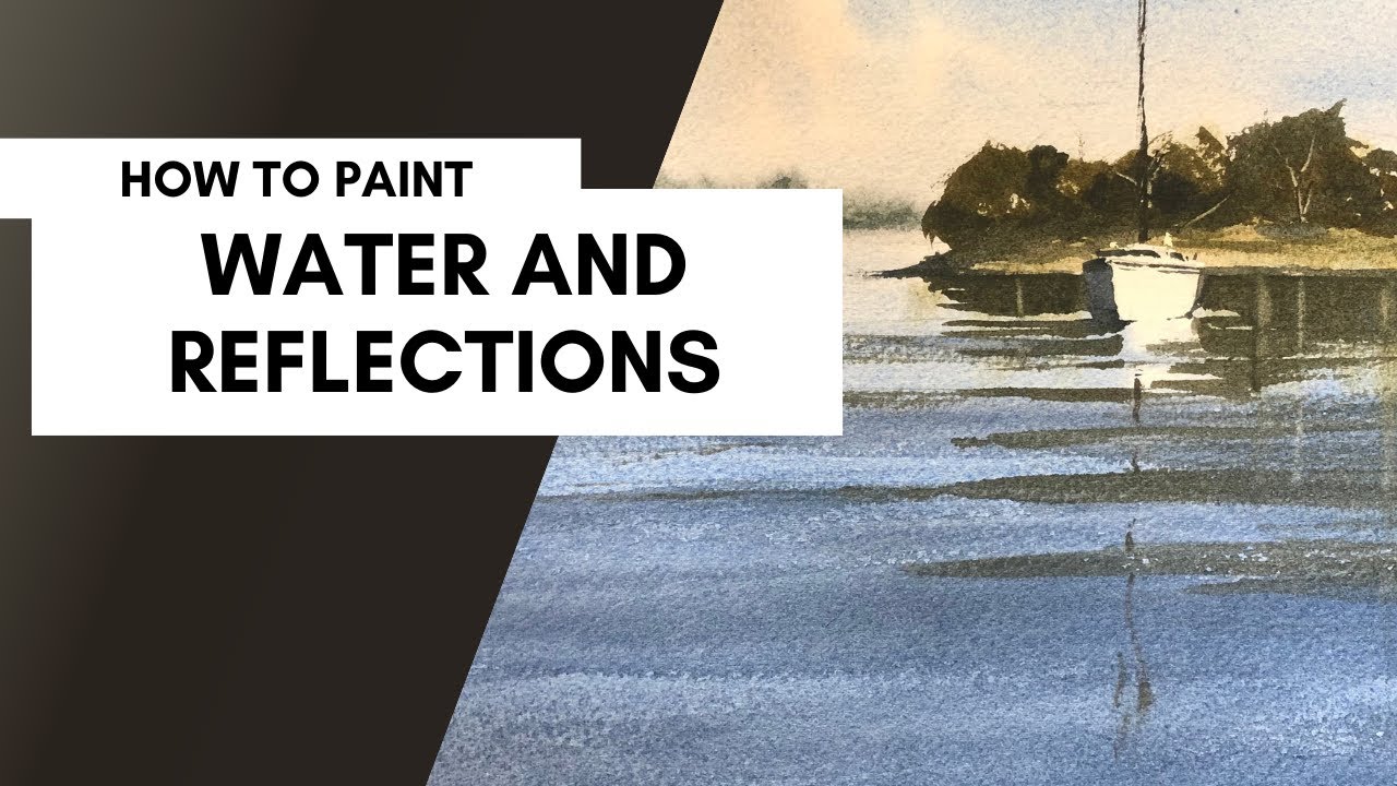 How to Paint Water in Watercolor - Demo - Matthew White - YouTube