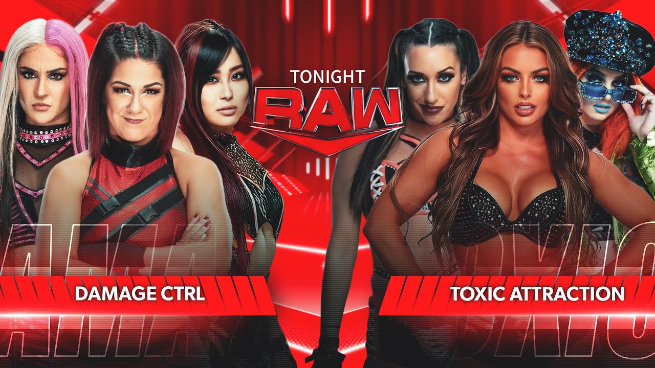 WWE 2K22 Universe - RAW - Damage CTRL vs Toxic Attraction - YouTube