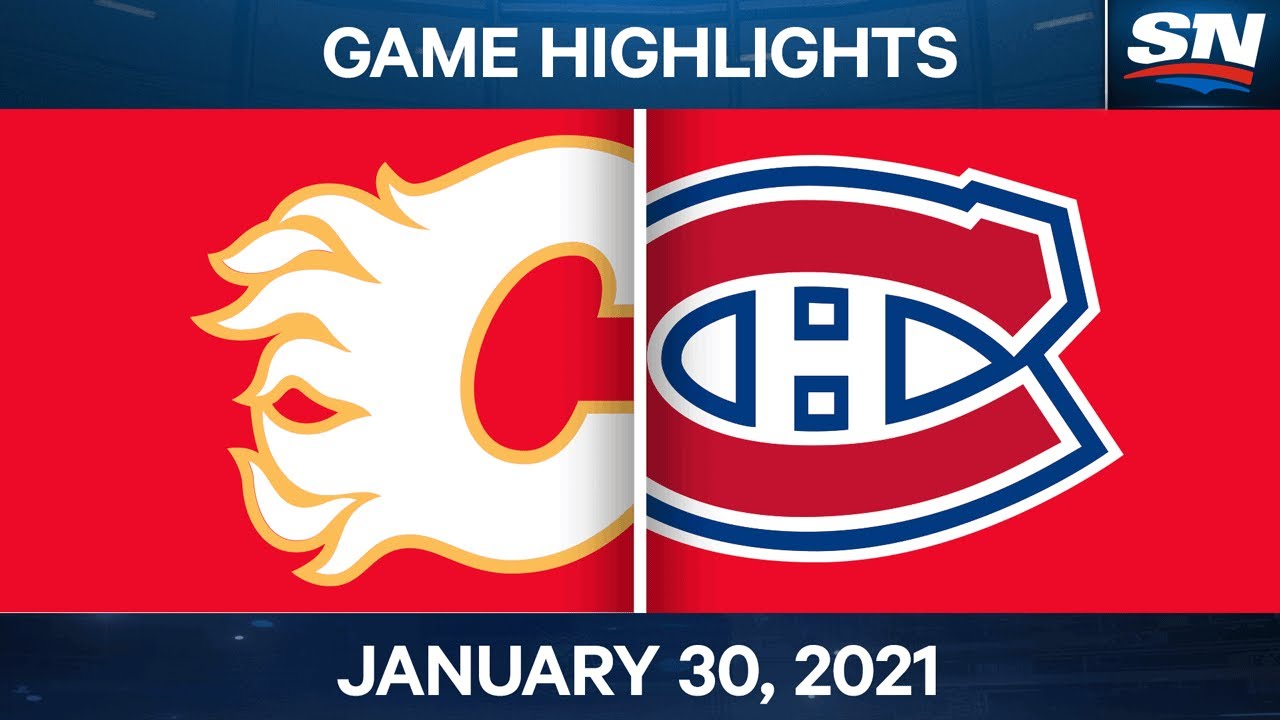 NHL Game Highlights | Flames vs. Canadiens - Jan. 29, 2021 - YouTube